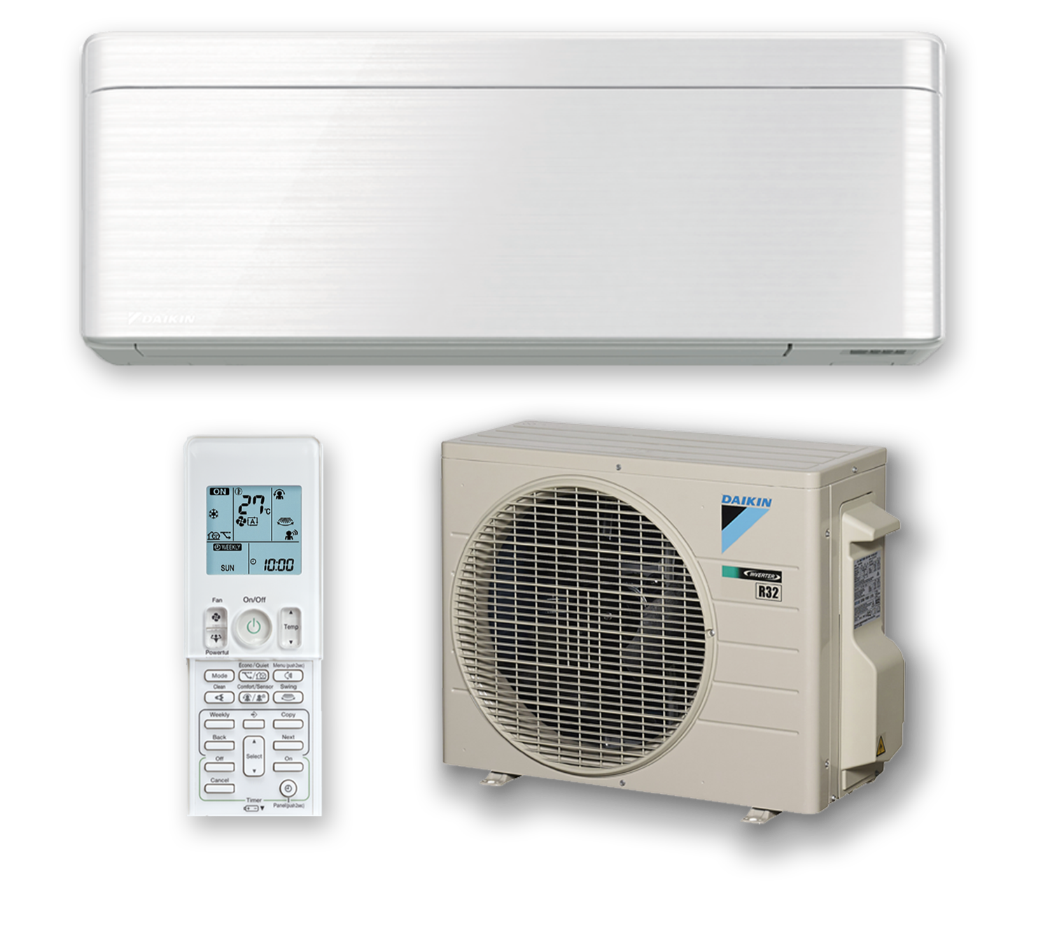 DAIKIN Zena (White Hairline) 5.0kW Reverse Cycle Inverter Split System