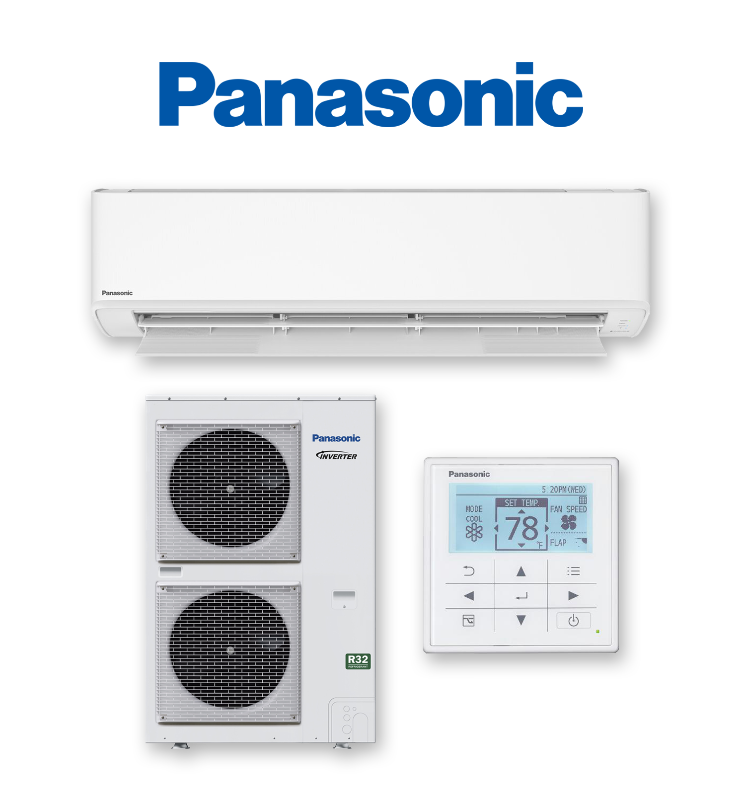 Panasonic S-100PK3R | U-100PZ3R8 9.0KW Reverse Cycle Split System Air